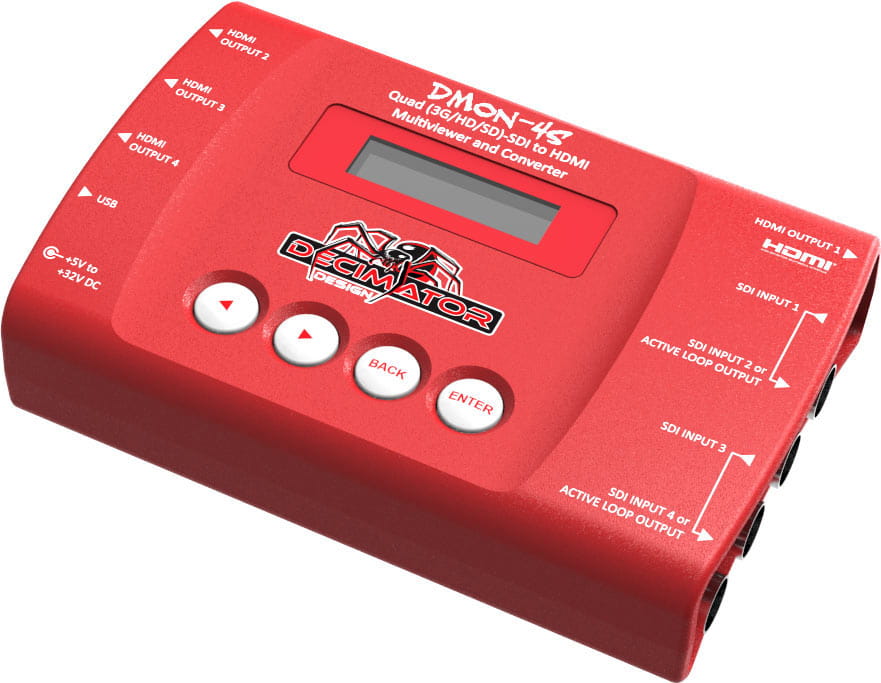 Decimator Design DMON-4S | Decimator Design DMON-4S | Multiviewer ...